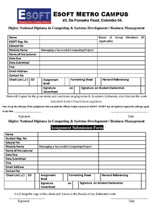 Computer Science Projects Guidelines - University of Zimbabwe Computer ...