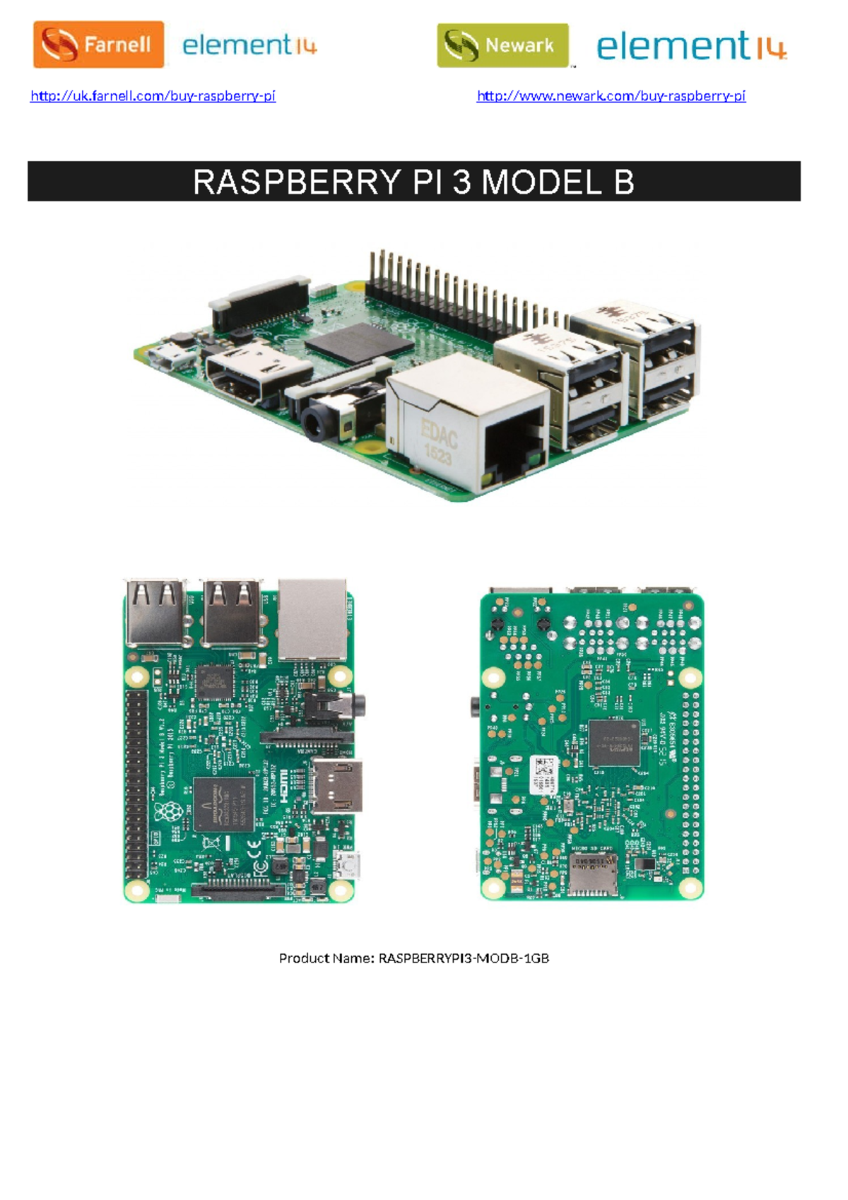 Raspberry Pi 3 - ..... - uk.farnell/buy-raspberry-pi newark/buy ...