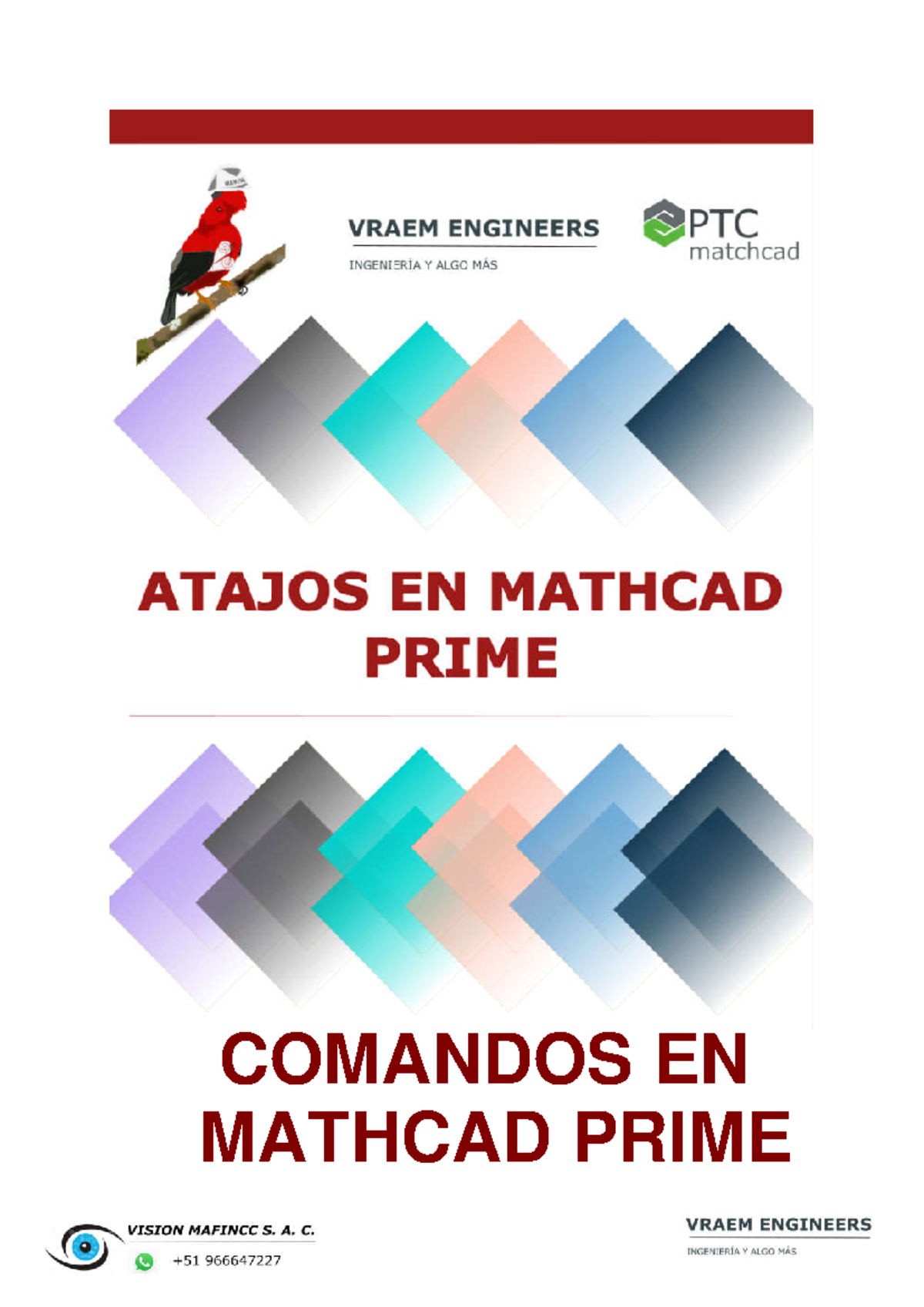 Atajos Mathcad Prime - COMANDOS EN MATHCAD PRIME ÍNDICE MATEMÁTICA pág ...