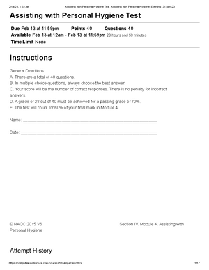 Modul 4 test ahun - Exam psw - Psw5636 - Studocu