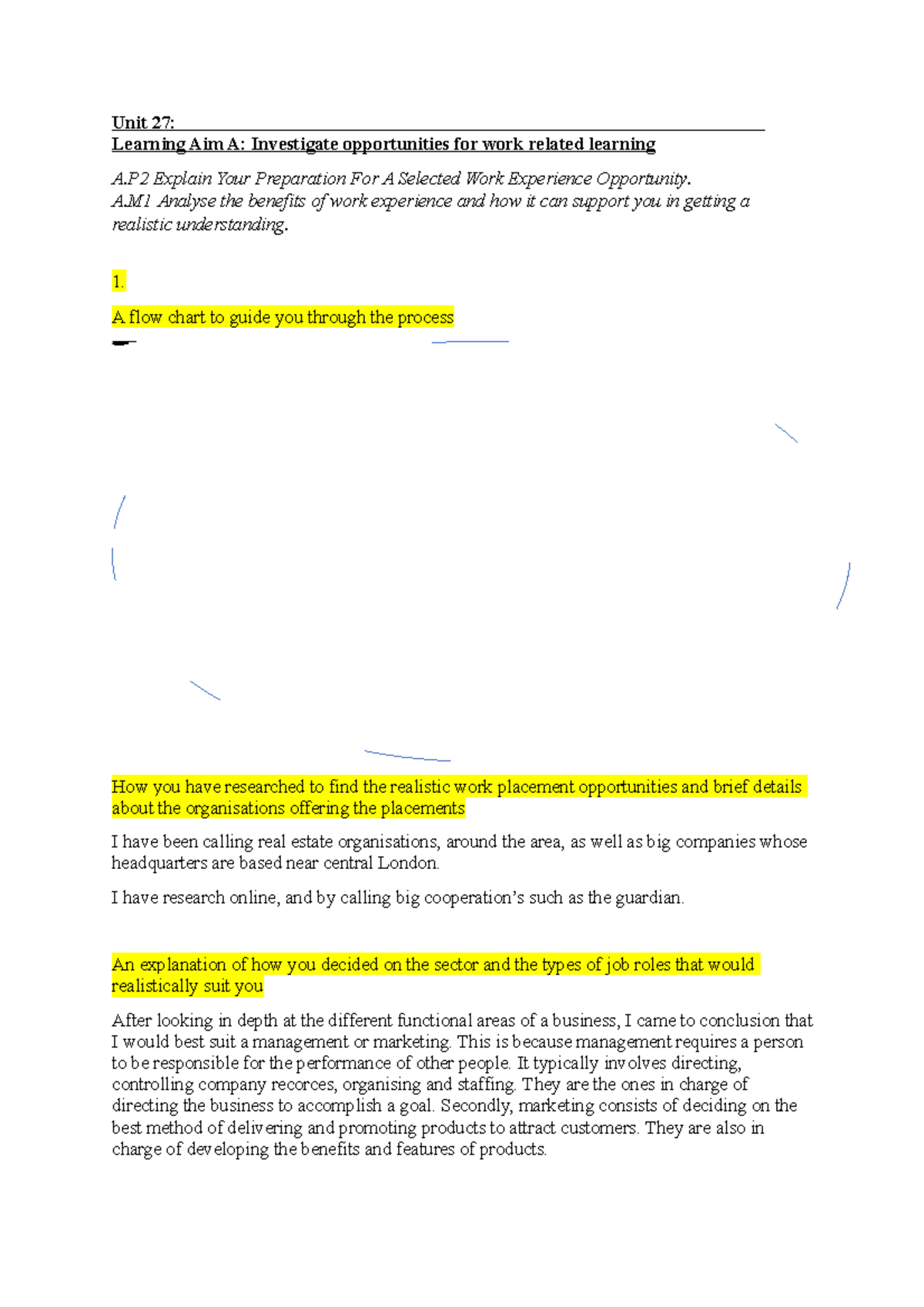 A.P2 and A.M1 (Unit 27) - wow woowwoow wow ejij - Unit 27: Learning Aim ...