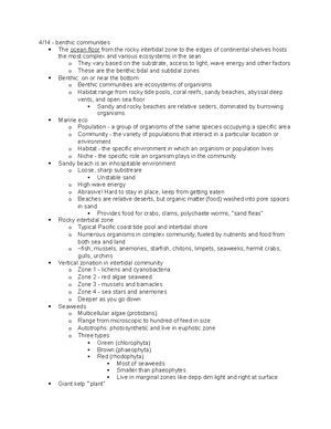28 pt - Lecture notes - ATM OCN/ GEOSCI 105 - Studocu