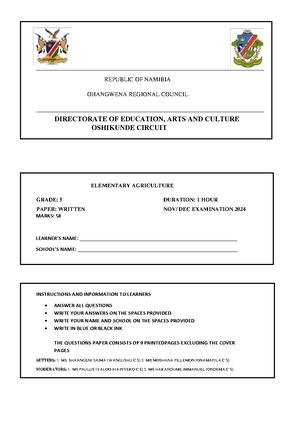 Tutorial 1 - University of Namibia, Economics Department Course ...