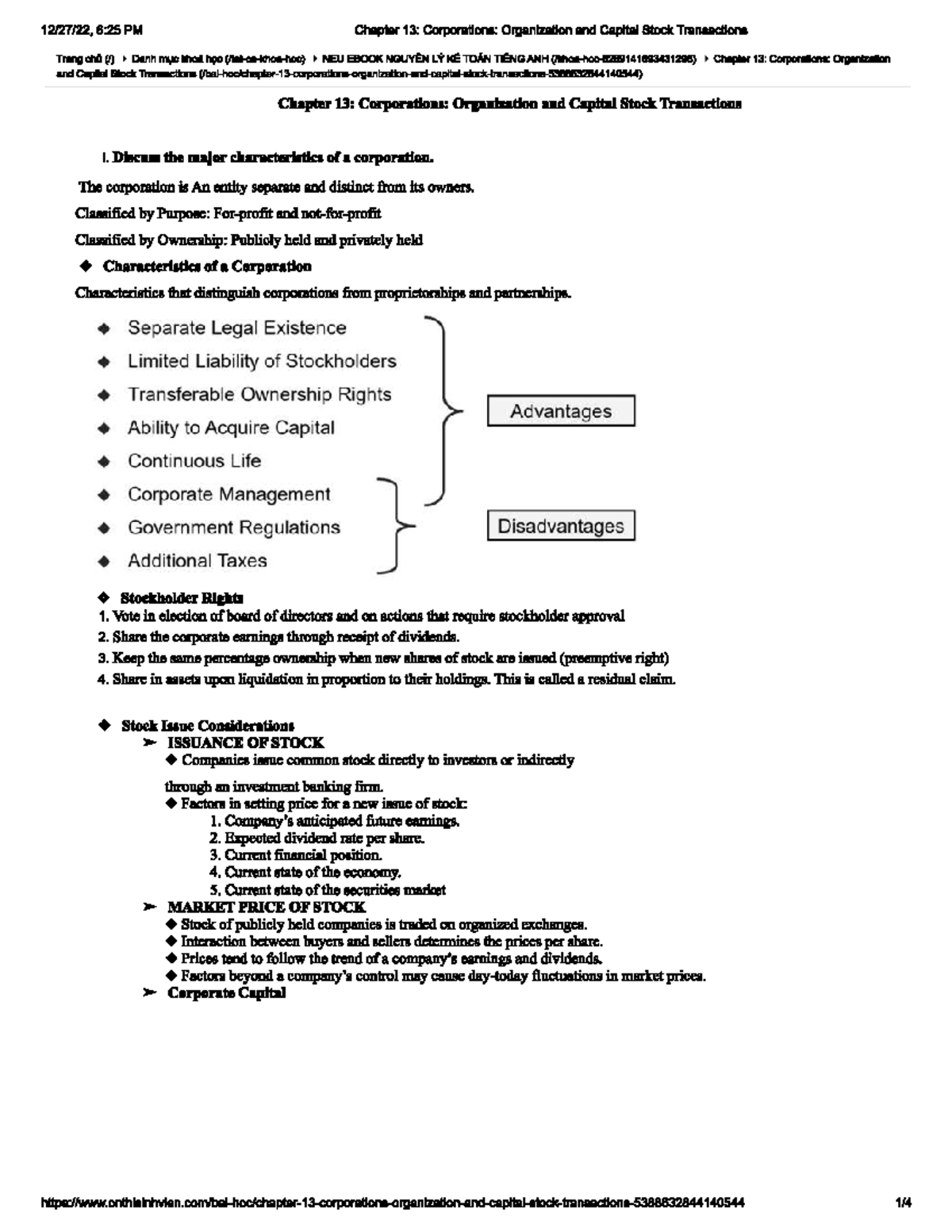Chapter 13 - Exercise - Business Management 1 - Studocu