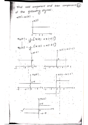 Analysis of discrete time signal Signals and System notes - Studocu