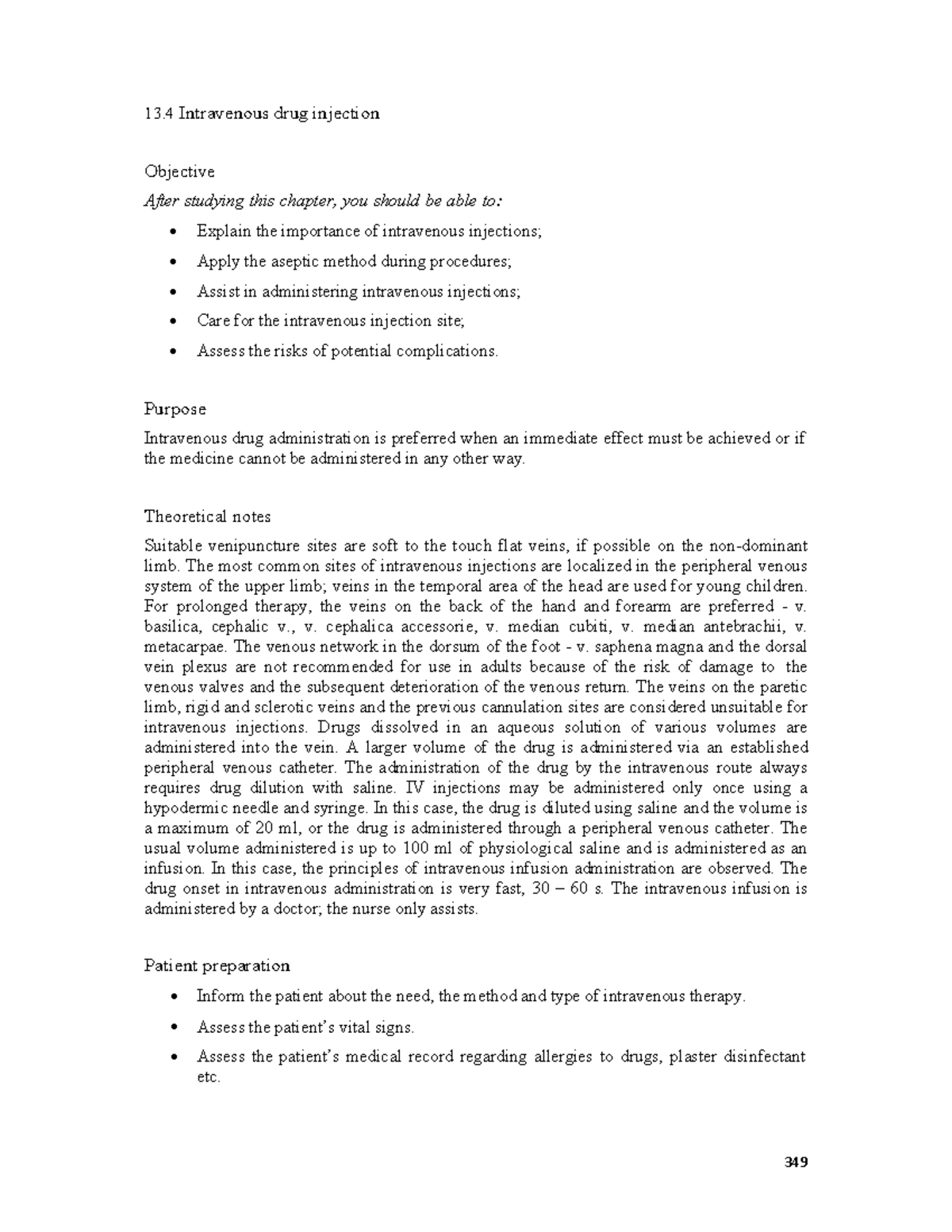 intravenous-drug-injection-13-intravenous-drug-injection-objective