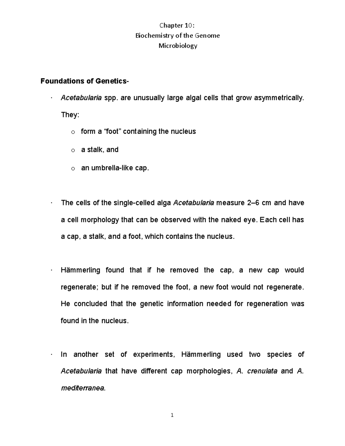 Microbiol-Biochemistry of the Genome-Lecture Notes-II - Biochemistry of ...