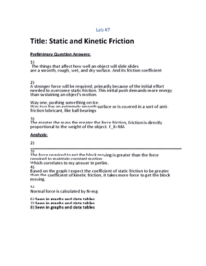 Lab 1 Report - Title: Graph Matching - Lab 1 Lab Partners: Title: Graph Matching Preliminary ...