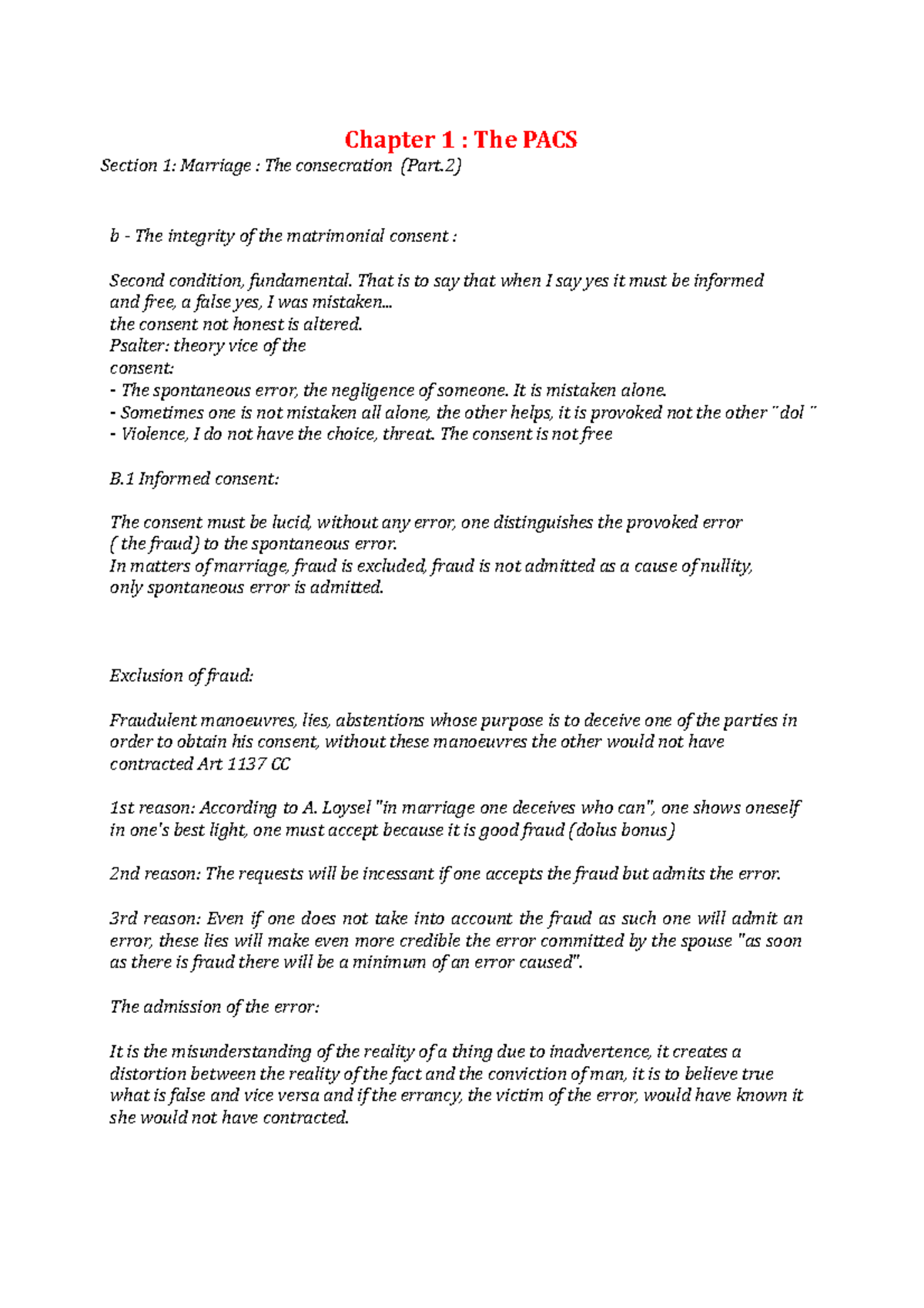 Family Law 2 Chapter 1 The PACS Section 1 Marriage The family-law-2-chapter-1-the-pacs-section-1-marriage-the