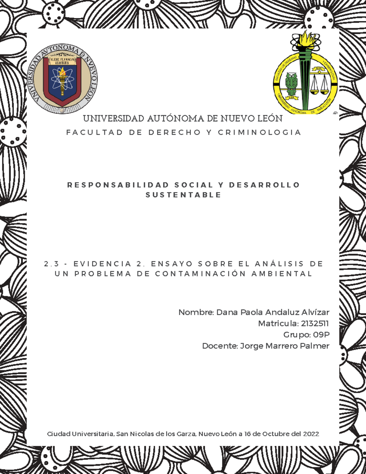 2 . 3 - E V I D E N C I A 2 . E N S A Y O S O B R E E L A N Á L I S I S D E U N P R O B L E M A ...