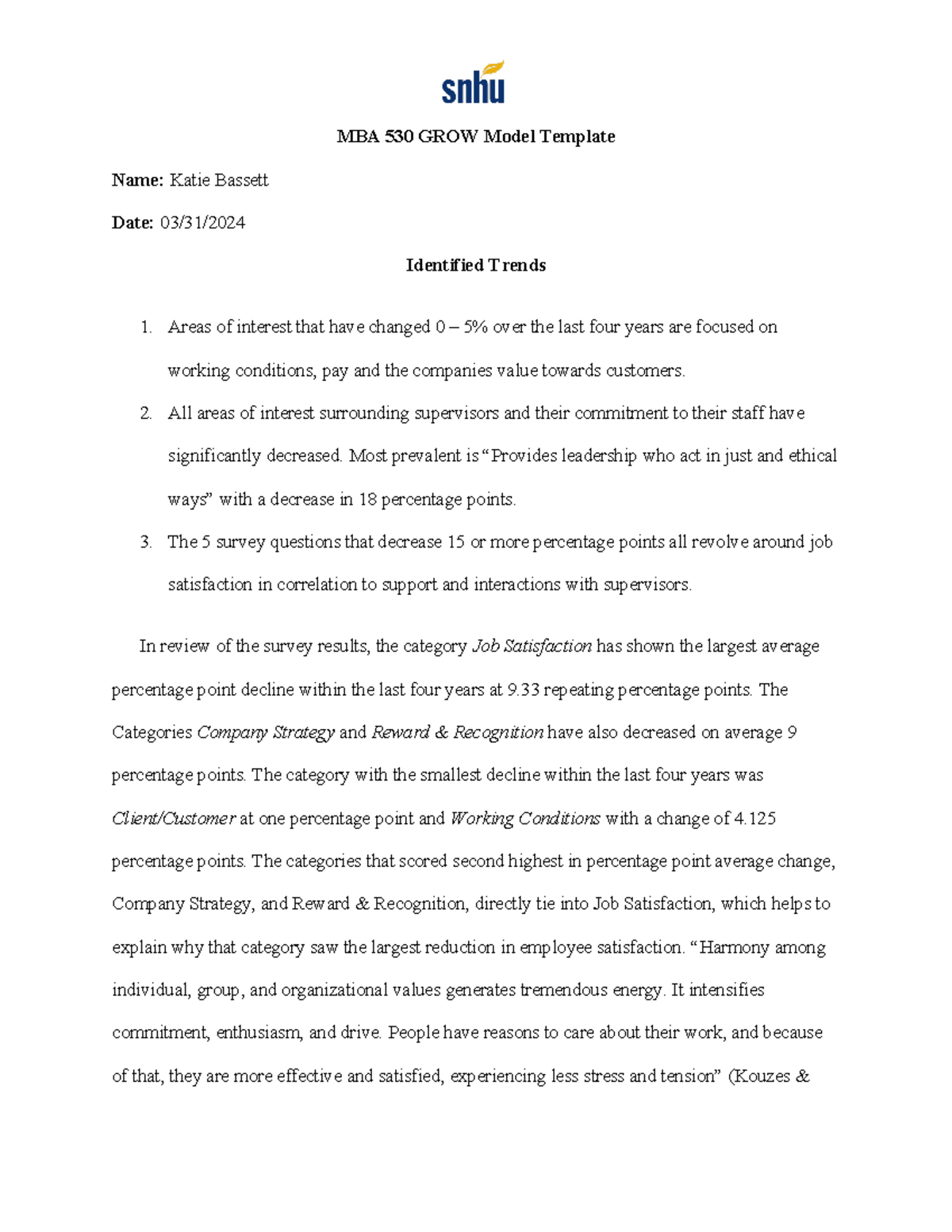 MBA530 Module 2 and 5 Grow Model - MBA 530 GROW Model Template Name ...