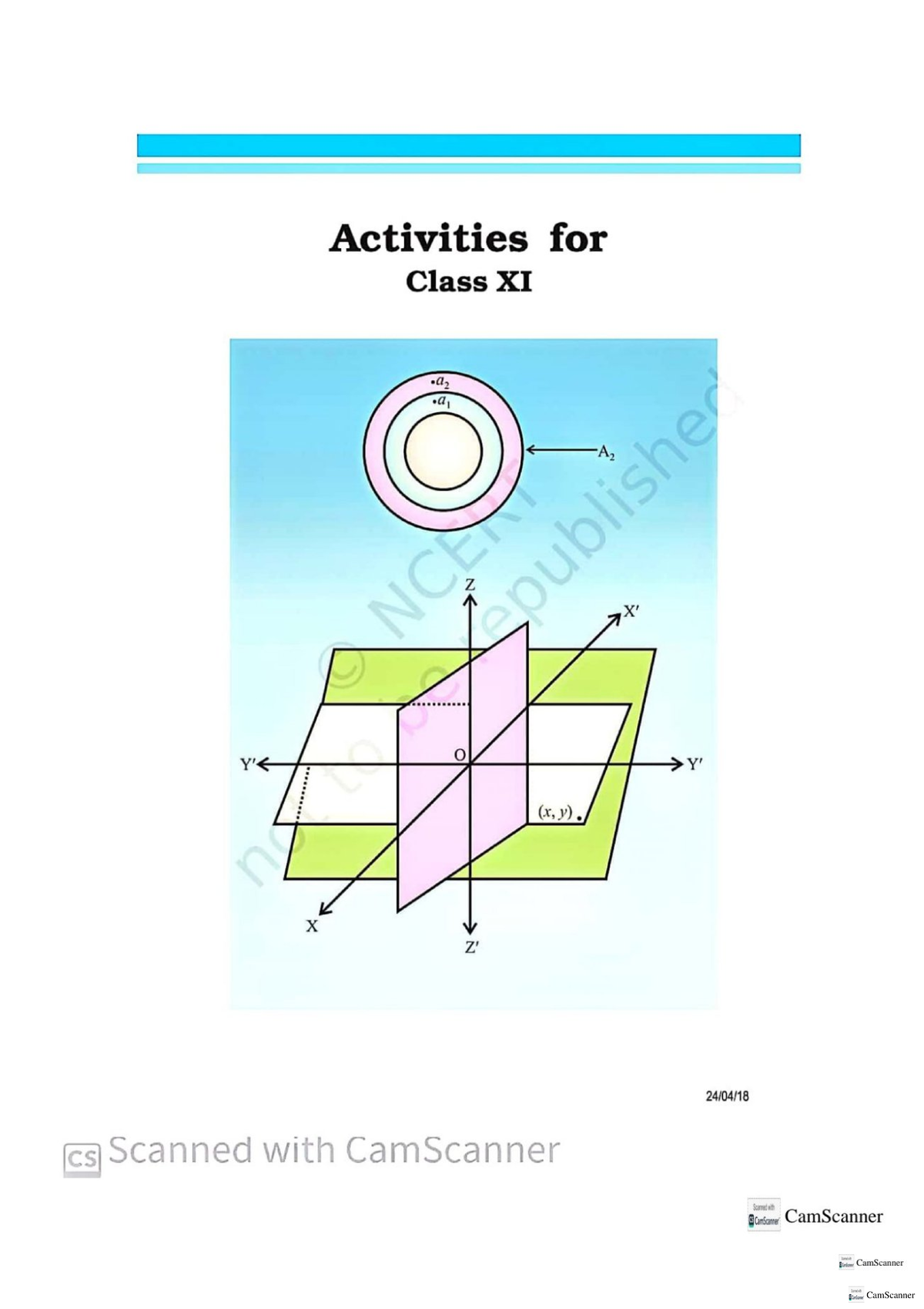 Maths activity class 11 - Activities for Class XI a2 .a1 A2 Z o (x,y) X ...