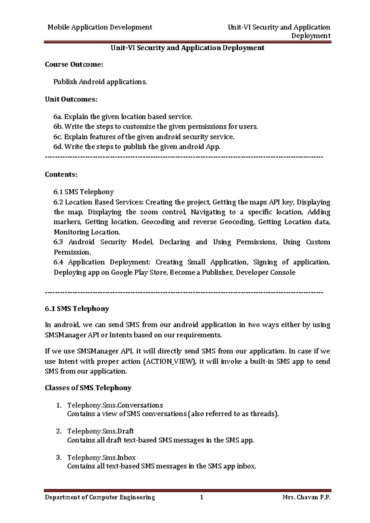 MAD unit 6 security and application deployment Msbte Store - Deployment ...