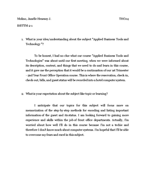 Hotel SOGO CASE Study - N/A - STRATEGIC MANAGEMENT CASE STUDY: HOTEL SOGO In Partial Fulfillment ...