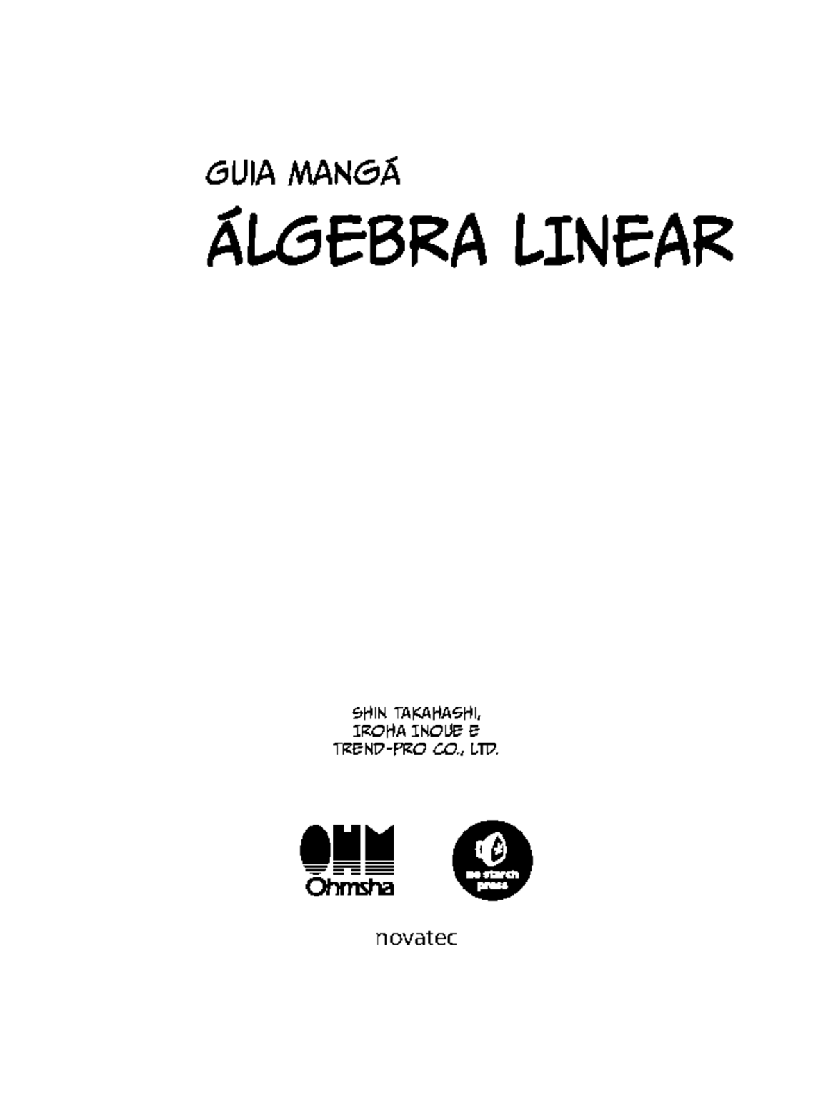 Amostra manga algebra linear - Guia Mangá ÁLGEBRA LINEAR Shin Takahashi ...