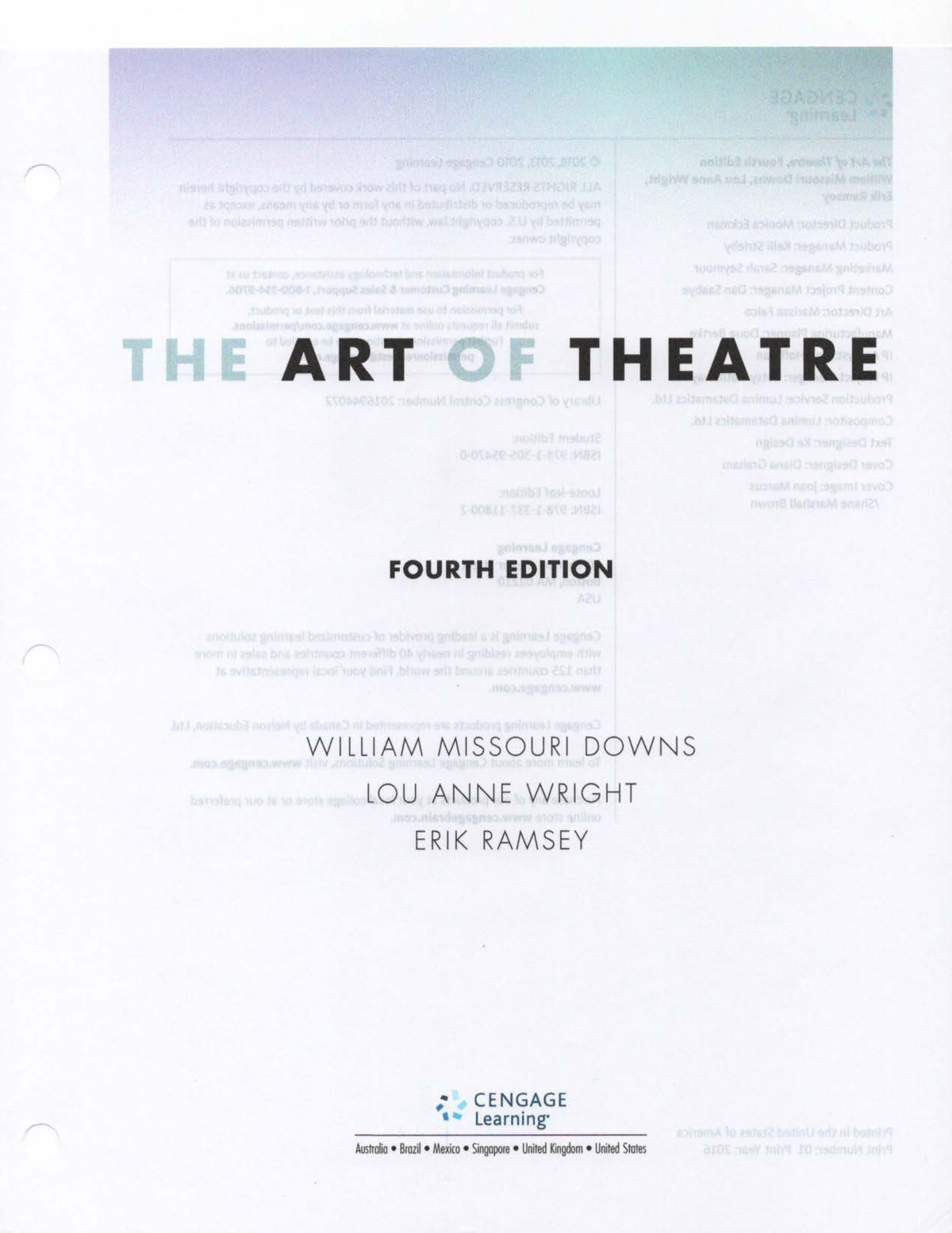 Week 1 Chapter 1 1 - theater 10 - THEATER 107 - UCLA - Studocu