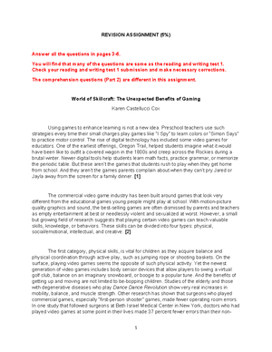 Unit 4 - Reading - Unit 4 - Unit 4: Exercise 1 Read the information. Then use the context to ...