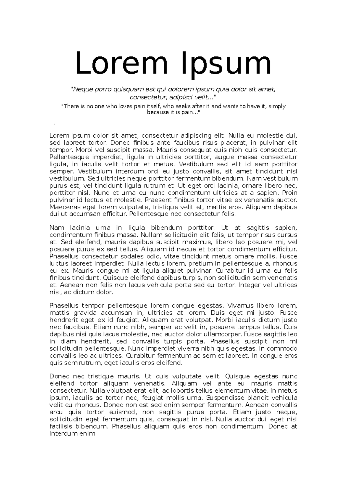 Lorem Ipsum 2 - .... - Lorem Ipsum "Neque porro quisquam est qui dolorem ipsum quia dolor sit ...