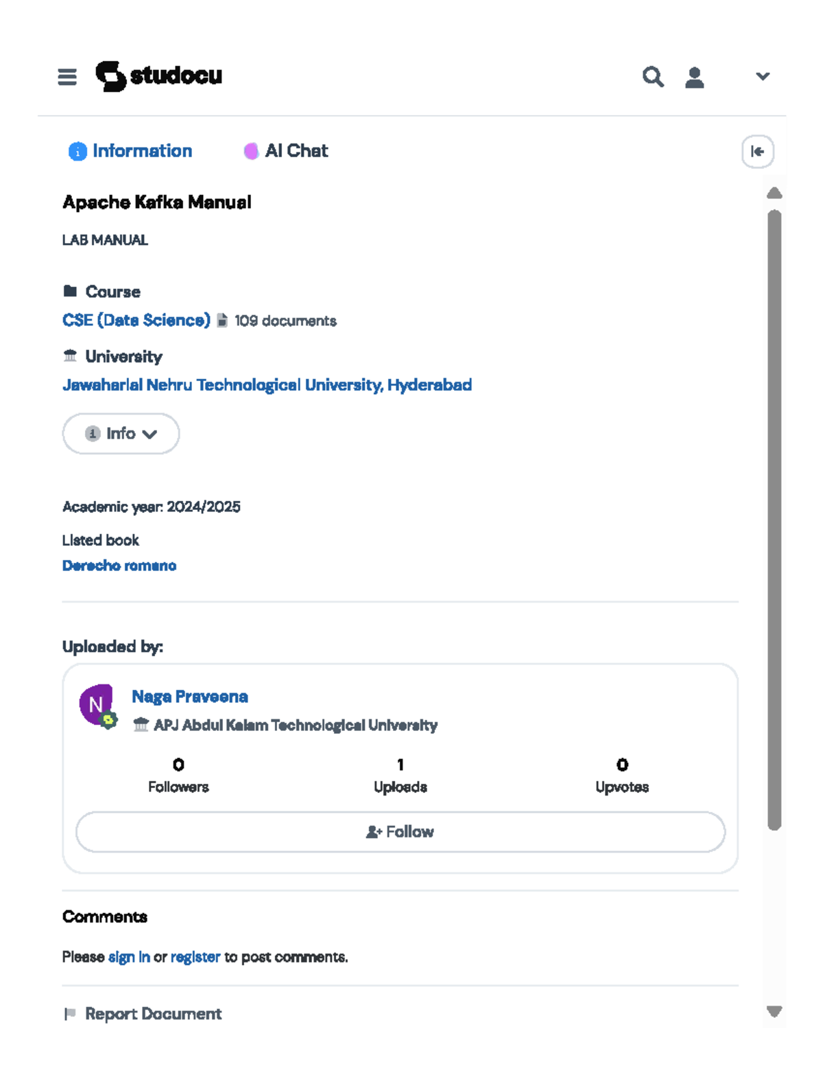ETL Kafka Talend - studocu i Information Al Chat It Apache Kafka Manual LAB MANUAL Course CSE ...
