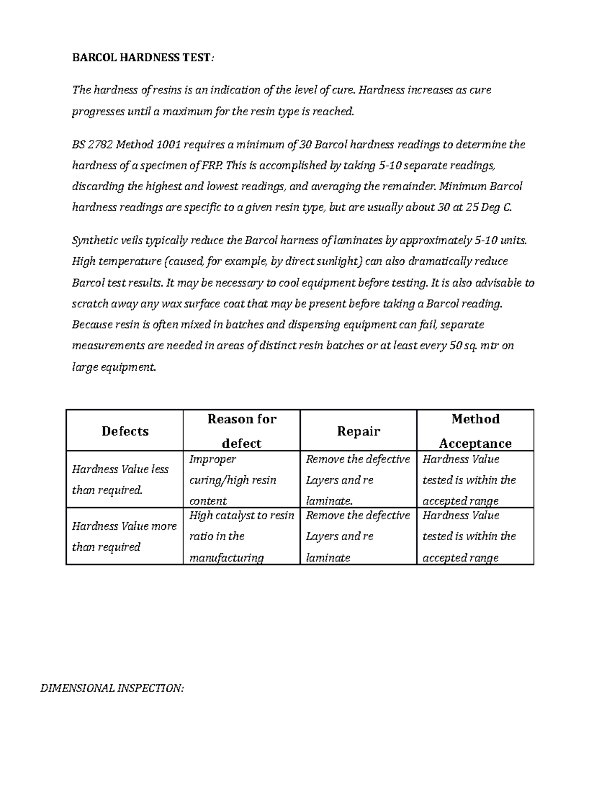 Barcol Hardness TEST - As per BS 4994 - BARCOL HARDNESS TEST: The ...