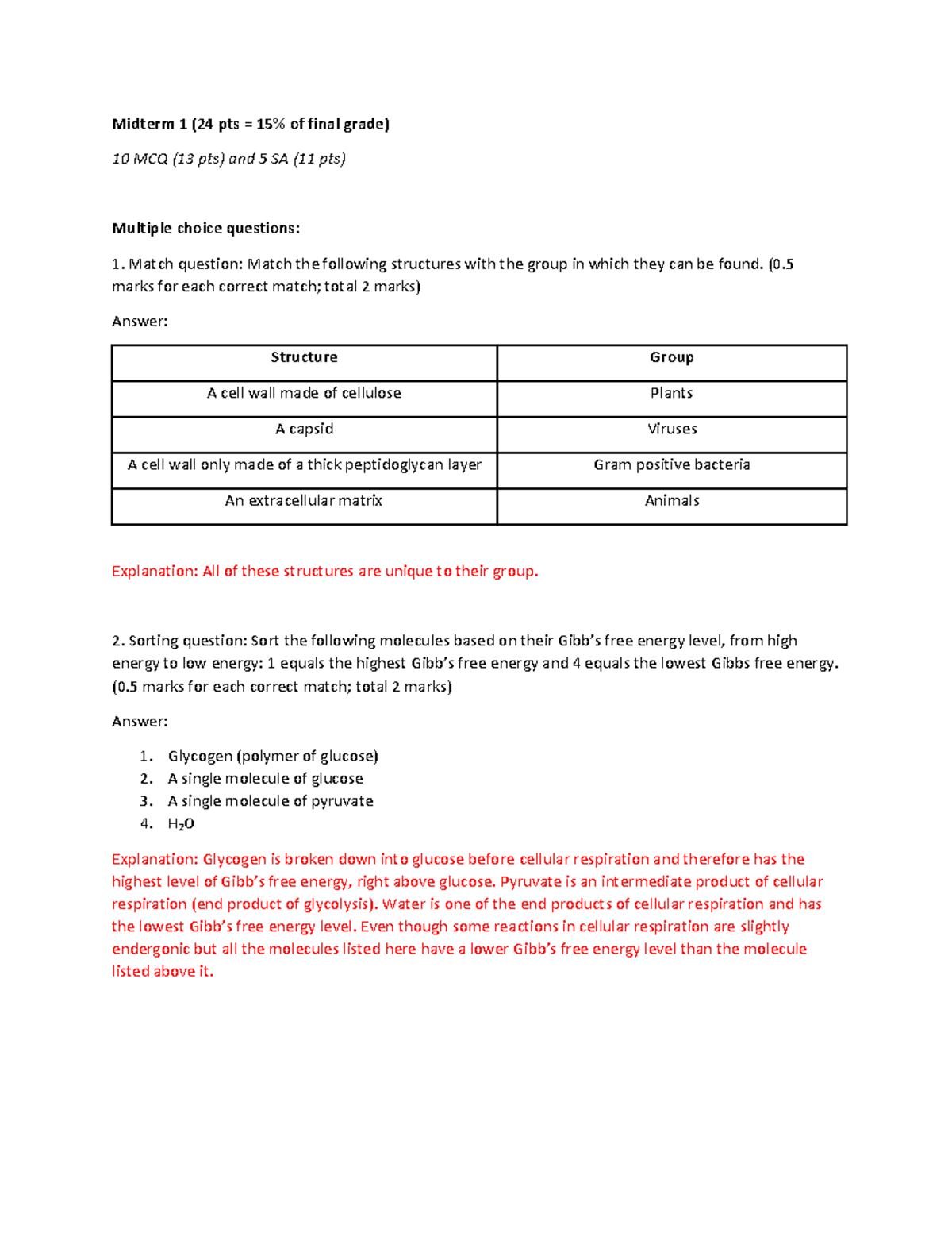 Midterm practice - (with solutions) - Midterm 1 ( 24 pts = 15% of final ...