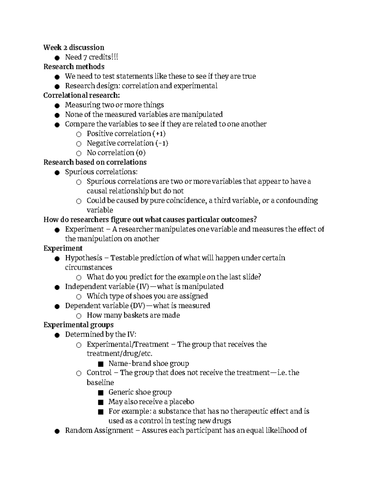 Week 2 discussion - Prof Hazeltine - Week 2 discussion Need 7 credits ...