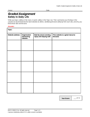 [Solved] Preparing a brief research report on monitoring and measuring - Occupational Health and ...