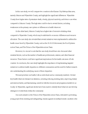 HCM 320 Final Project - Grade A - HCM 320: Final Project Samantha ...