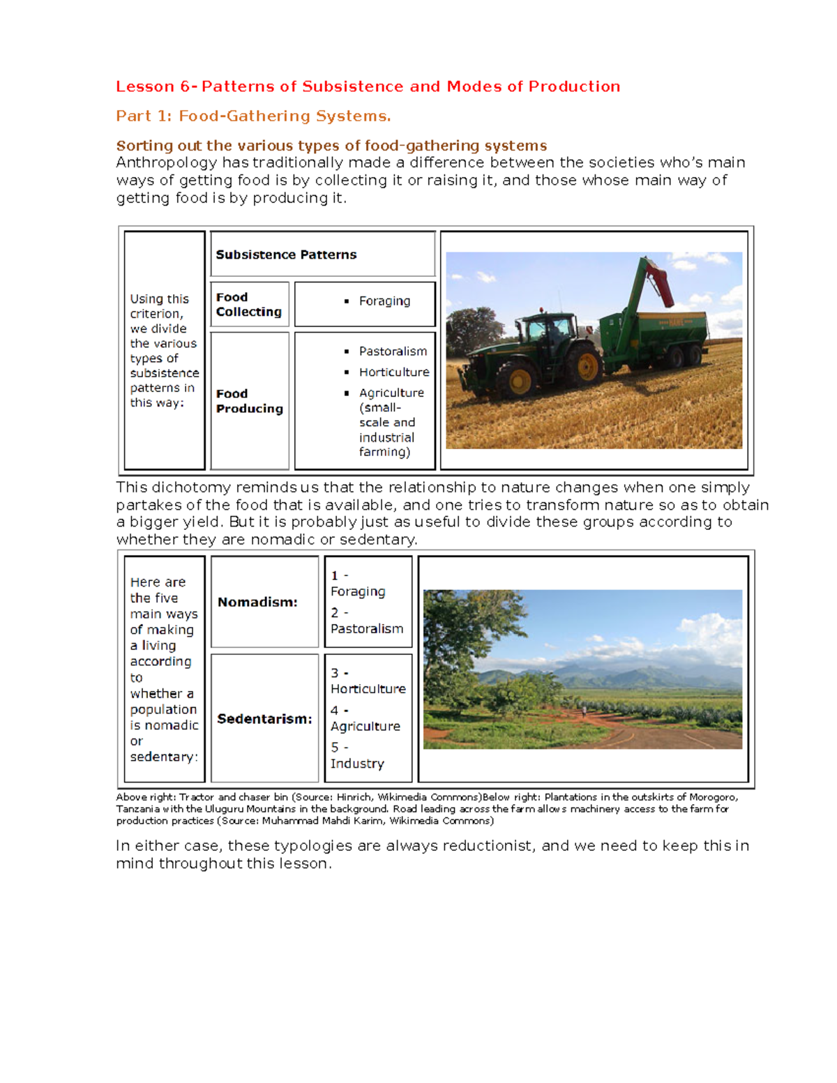 Lessons 6-9 - Lectures from the online presentations - Lesson 6 ...