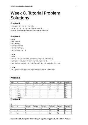 Week7-Review Question - 41092 Network Fundamentals Week 7. Chapter 4. Review Questions SECTION 4 ...