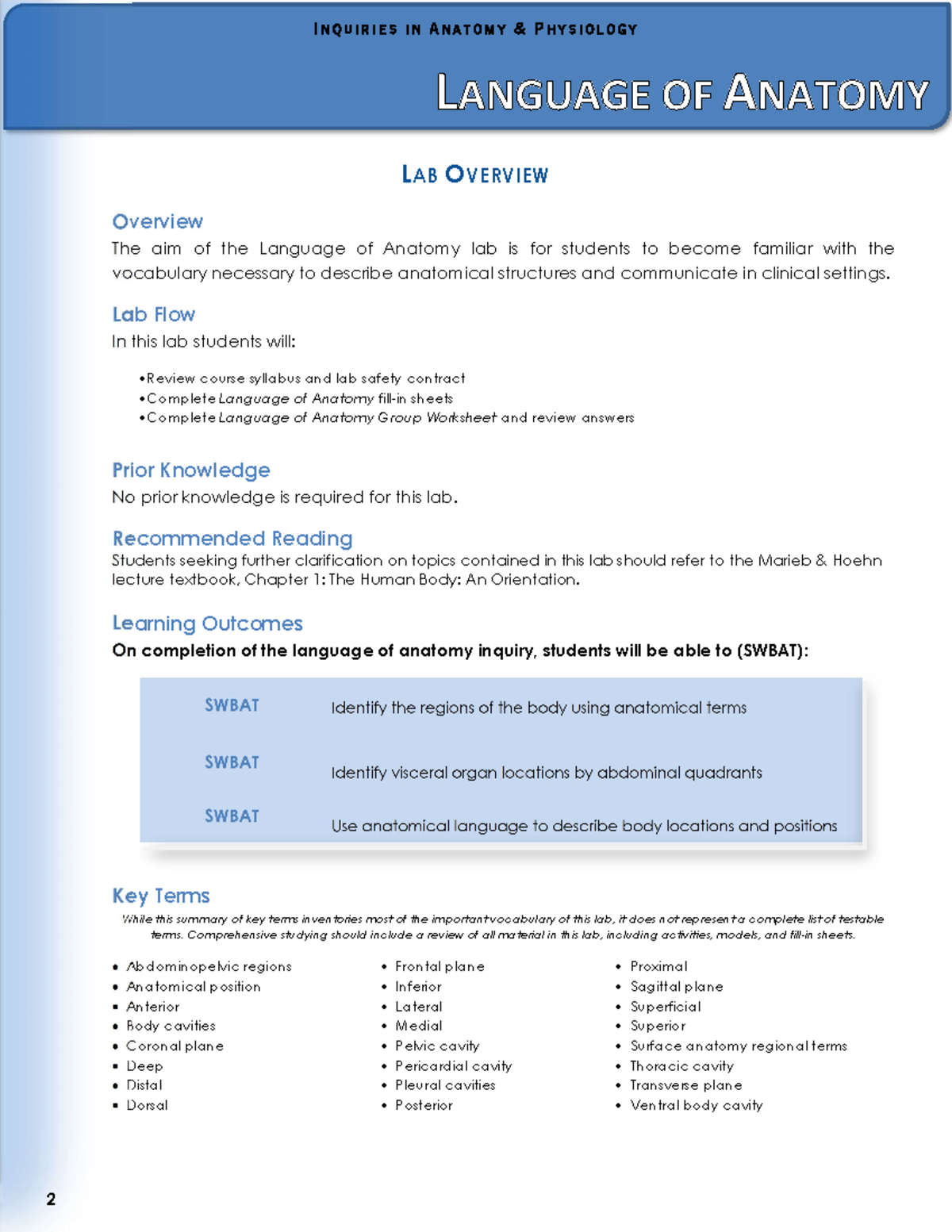 Lab 1 From Inquiries 4th Edition LAB OVERVIEW Overview The Aim Of The Lab 1 From Inquiries 4th Edition LAB OVERVIEW Overview The Aim Of The