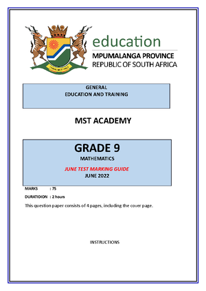 Step-Ahead-Gr-12-Maths-2022 - Mae 102K - Studocu