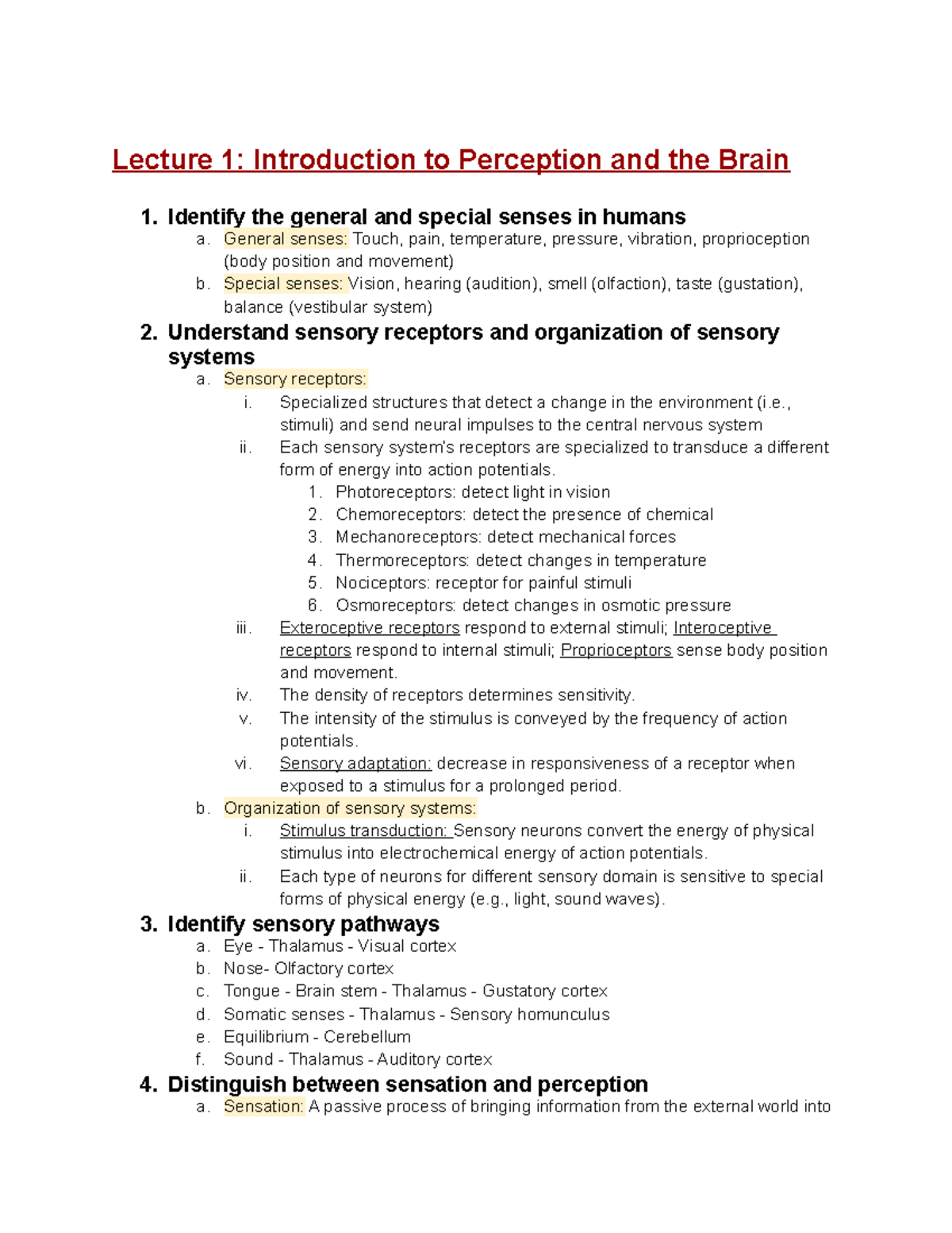 Learning Objectives (Part 2 of the Class) - Lecture 1: Introduction to ...