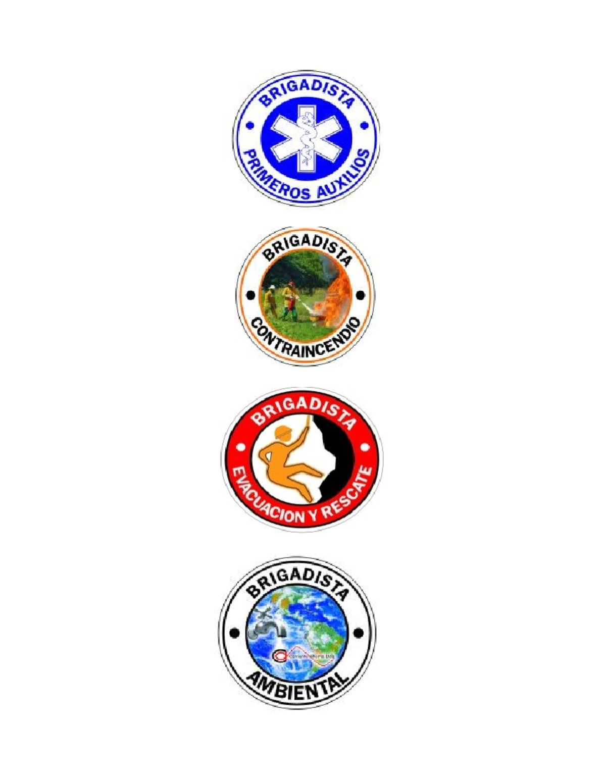 Logos Brigadas - Apuntes. - Seguridad Industrial Y Salud Ocupacional ...