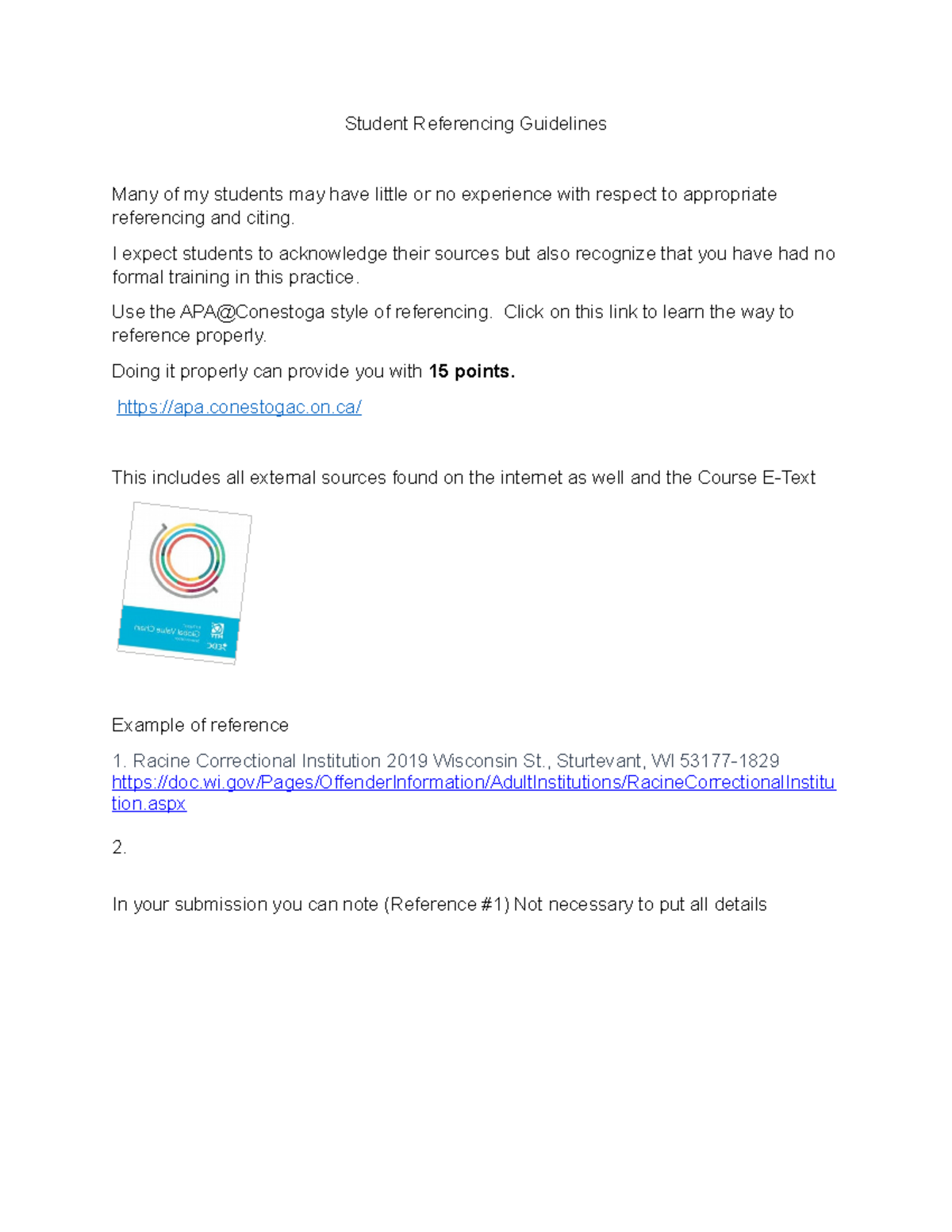 3. Student Referencing Guidelines - Student Referencing Guidelines Many ...