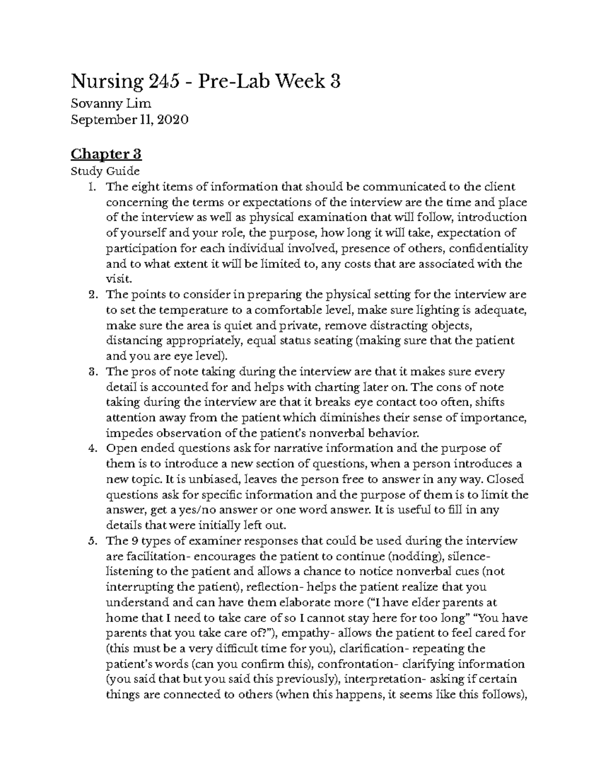 Pre-Lab Week 3 - Pre-Lab Week 3 - Nursing 245 - Pre-Lab Week 3 Sovanny ...
