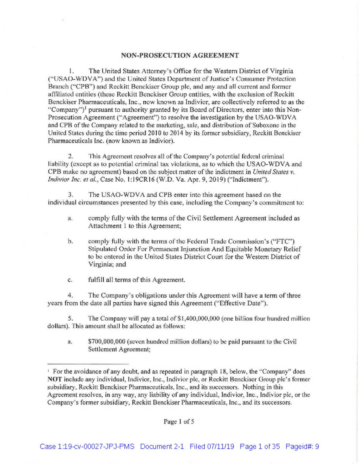 Forfeiture settlement agreement exhibt 1 1 1 - LFM 122E - UFH - Studocu