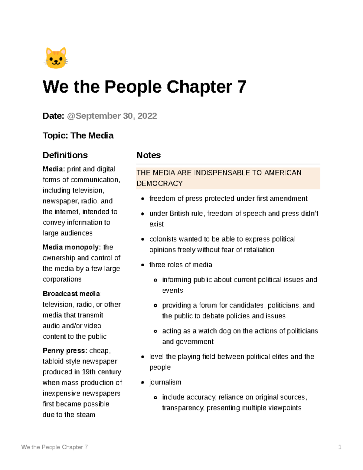 We the People Chapter 7 - Studocu