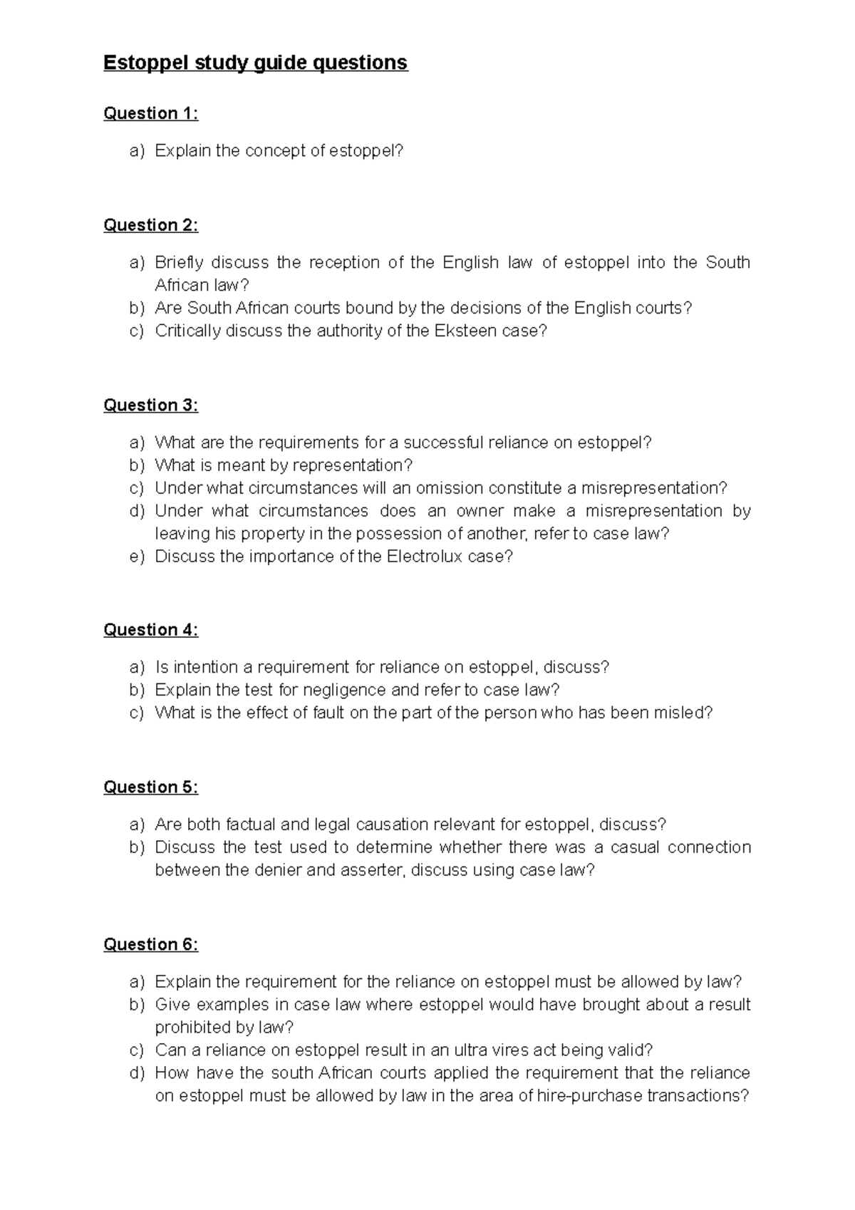 PVL3704-sg questions - estoppel - Estoppel study guide questions ...