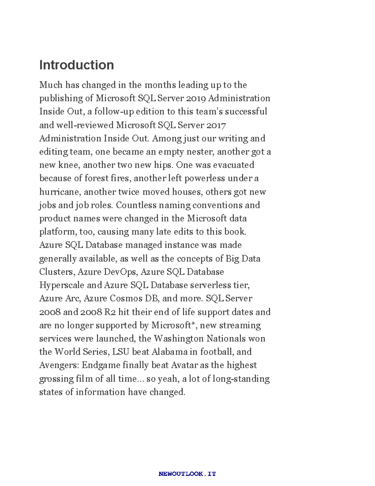 Microsoft Press SQL Server 2019 Administration Inside Out 80 ...