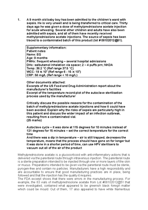 Drug History - Consultation on taking a patient’s Drug History ...