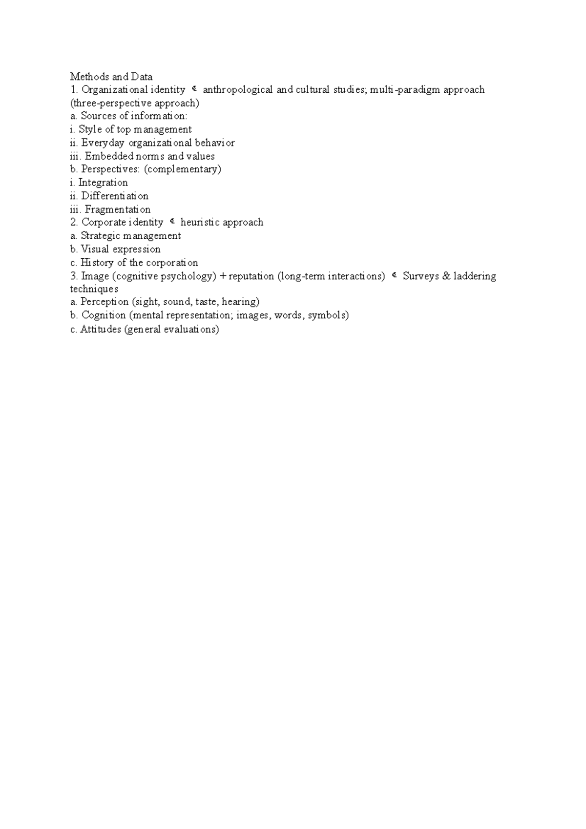 Methods And Data Lecture Notes Class Notes Methods And Data
