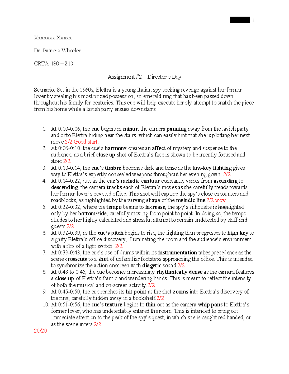 Good Assignment 2c - Sample - Puzzo 1 Xxxxxxx Xxxxx Dr. Patricia ...