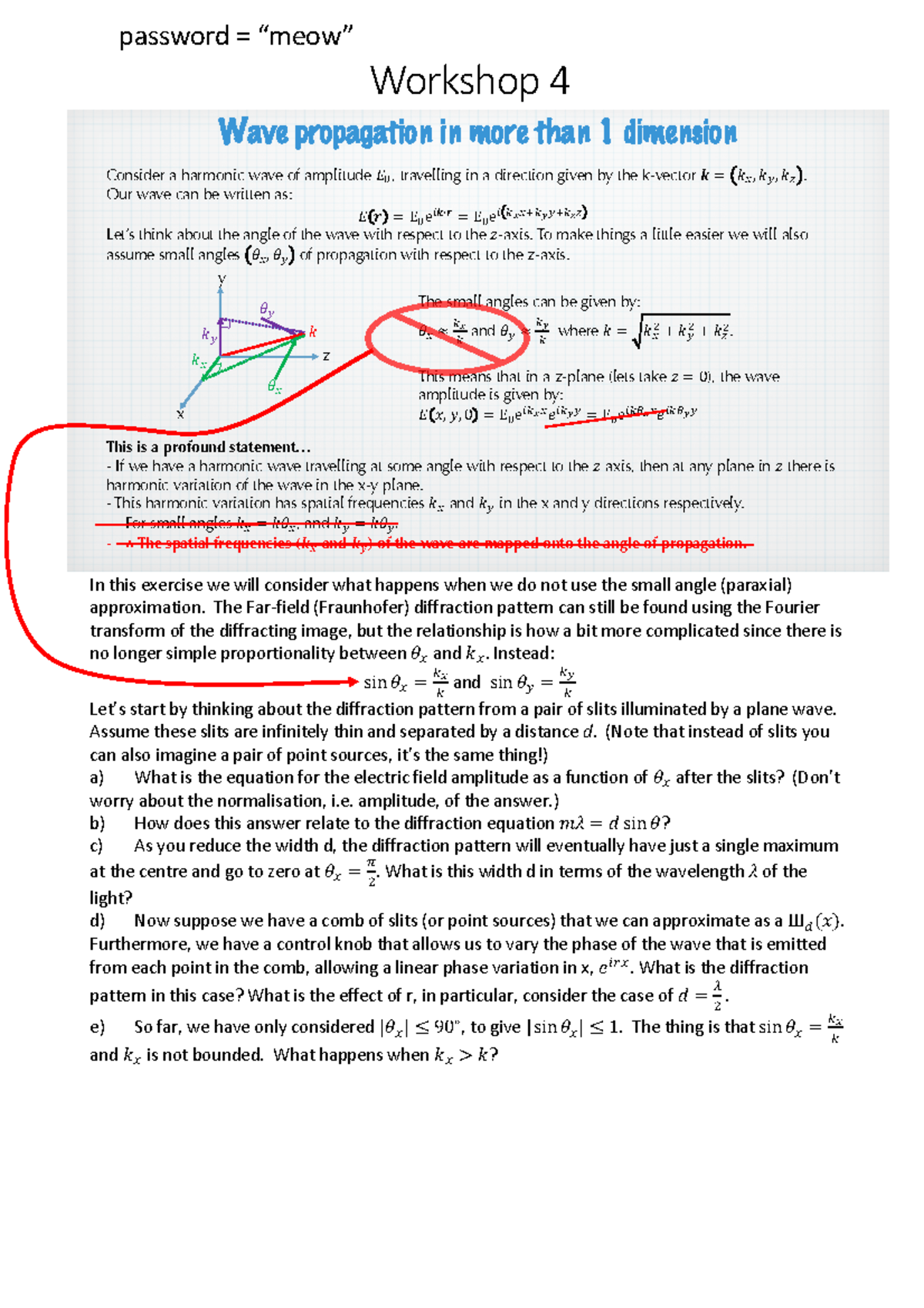 Workshop Week 4 2021 - Workshop 4 In this exercise we will consider ...