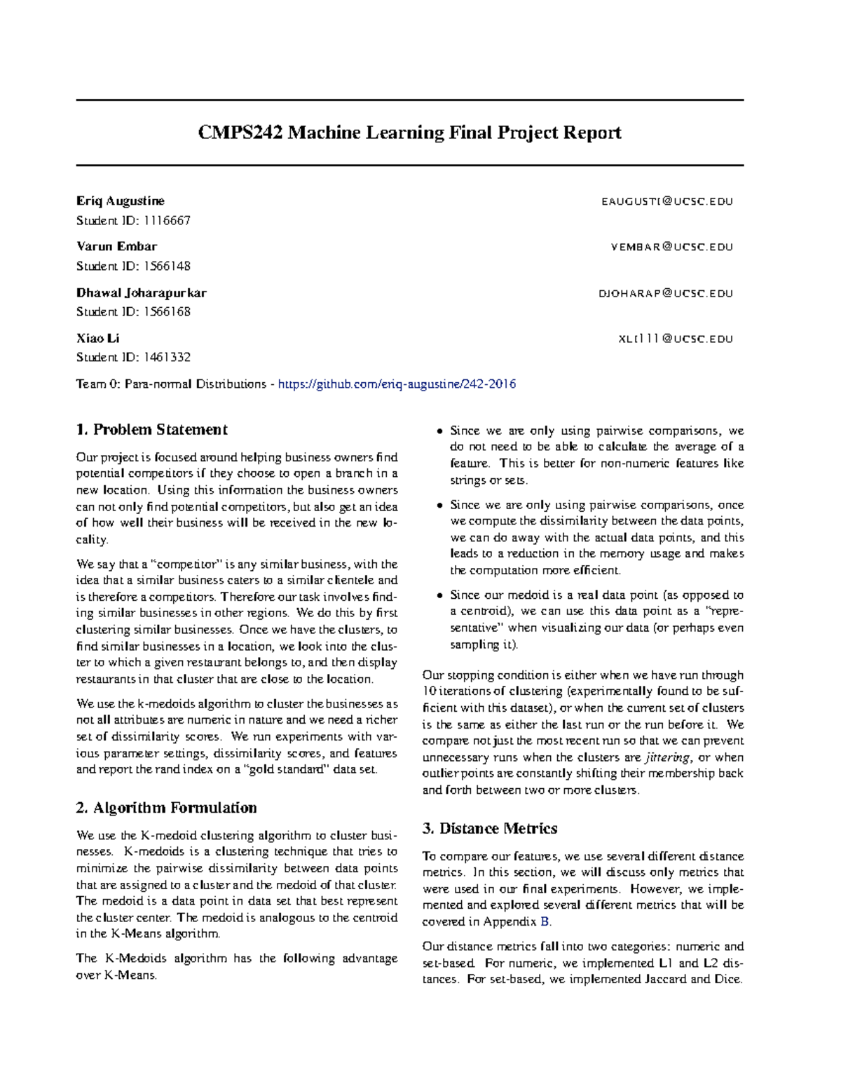 242-final-report - Report - Eriq Augustine EAUGUSTI@UCSC Student ID ...