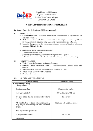 5Es Research-Based MATH 8 - 5E Lesson Plan Teacher: Ms. Martin Date: 3 ...