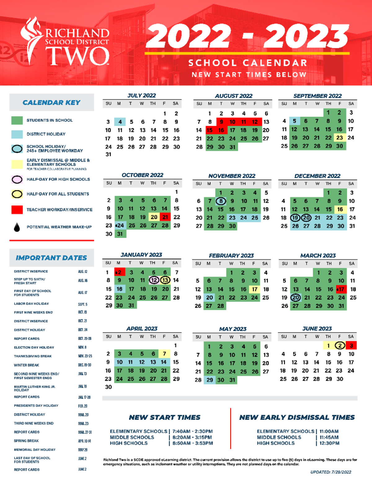 School Calendar - Seee - Studocu