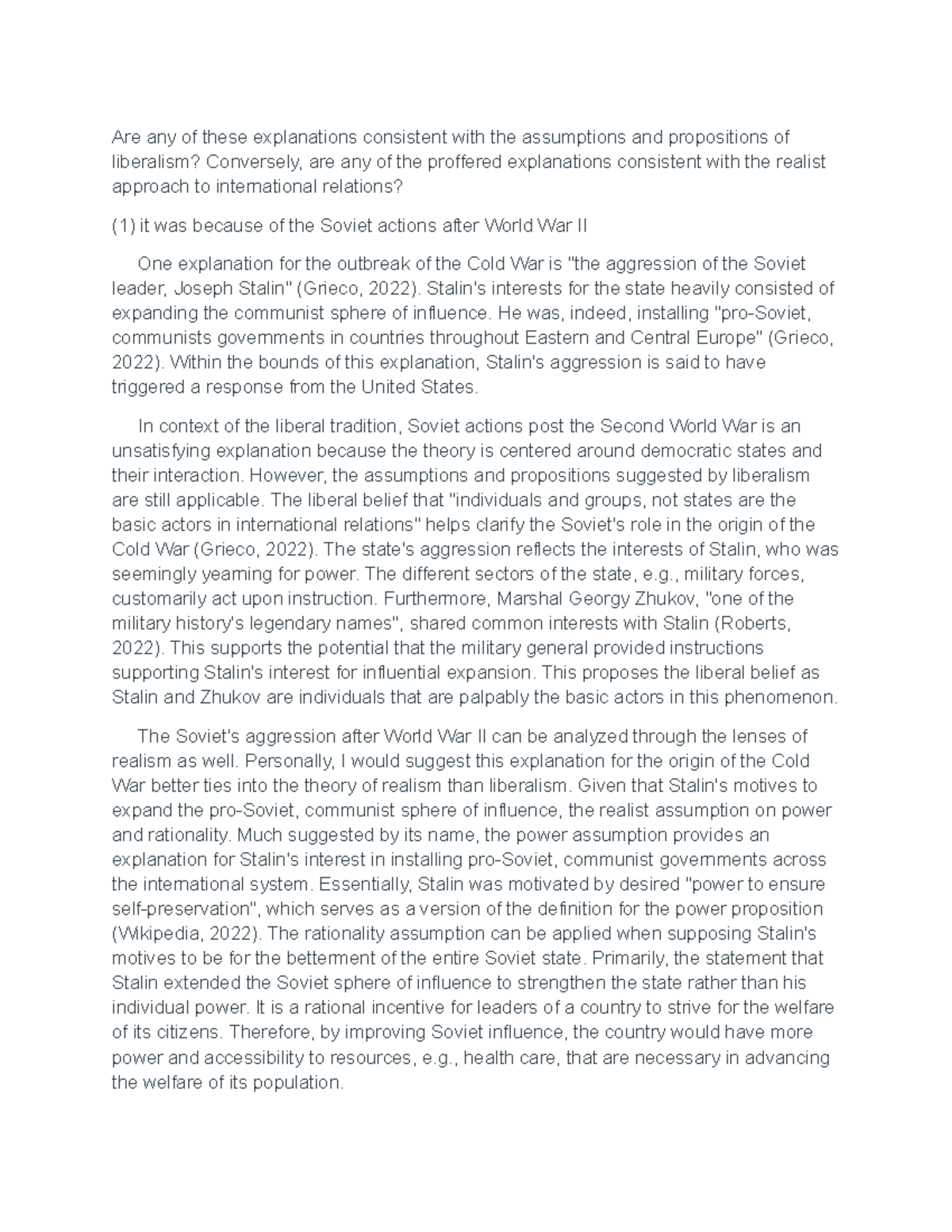 POLS1160 Discussion Post Module #4 - Are any of these explanations ...