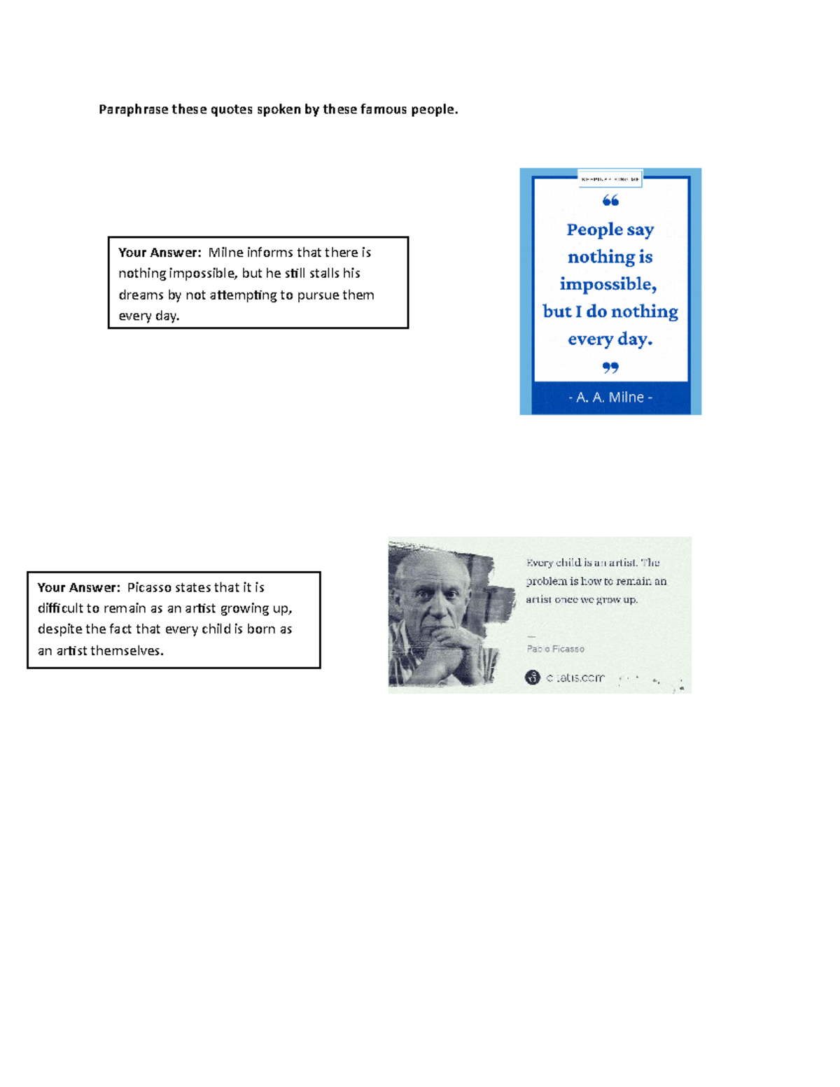 Paraphrase Simple Exercises - Proofreading - UiTM - Studocu