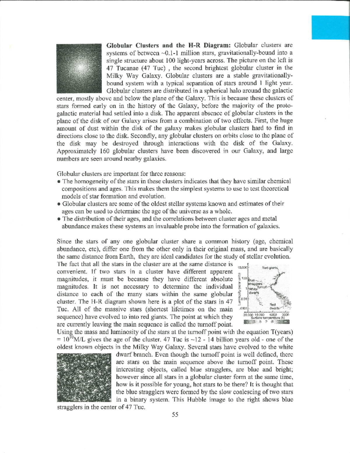 Globular Clusters - Astronomy - San Carlos - Studocu